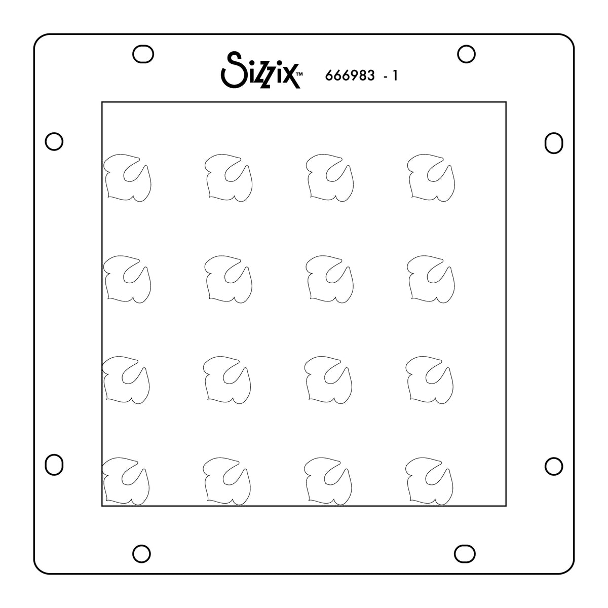 Sizzix Rotating Stencils 1PK - Flower Power by Sizzix – Sizzix.com