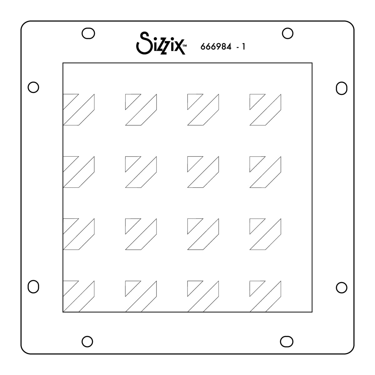 Sizzix Rotating Stencils 1PK - Geo Blocks by Sizzix – Sizzix.com