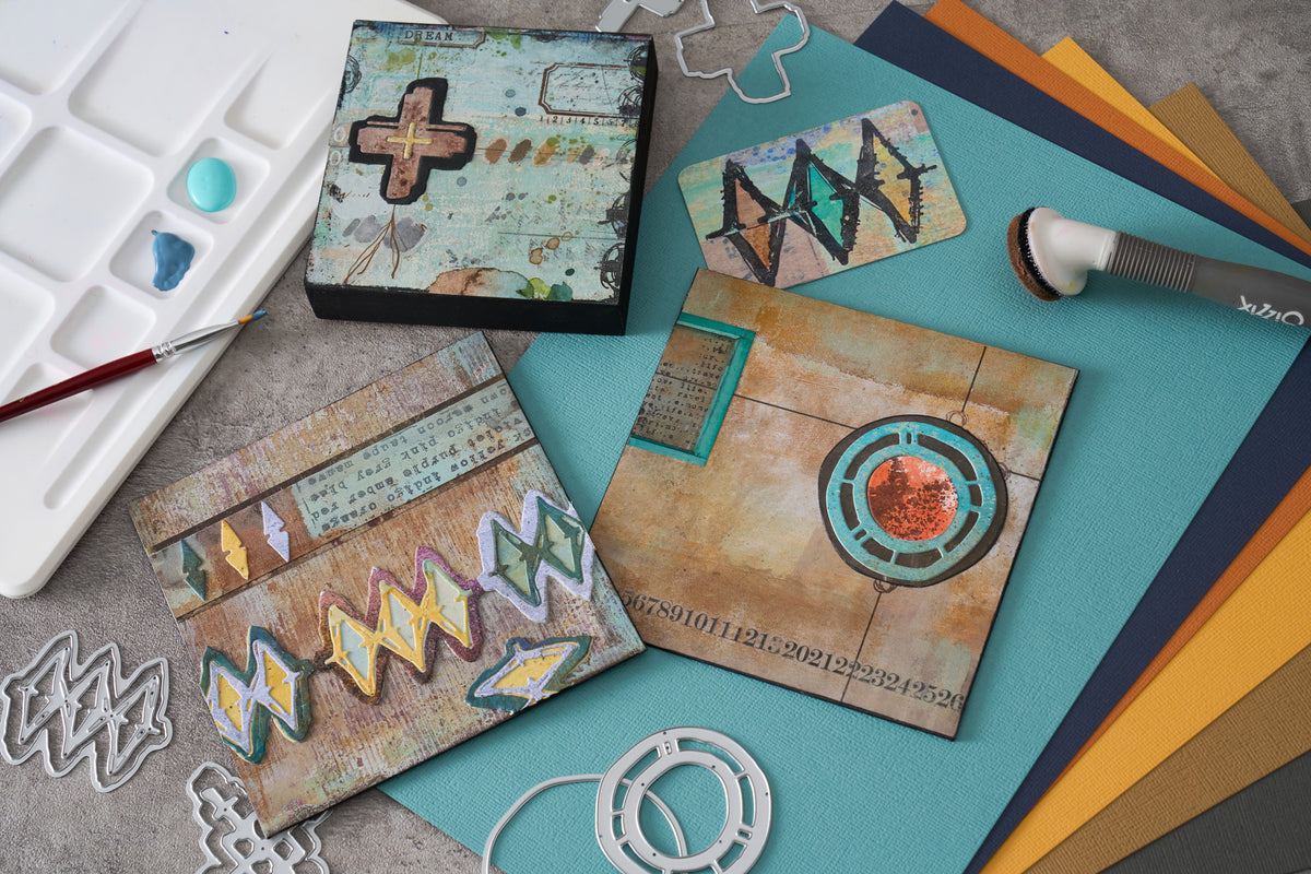 Sizzix Thinlits 9PK Die Set - Roundabouts by Seth Apter – Sizzix.com