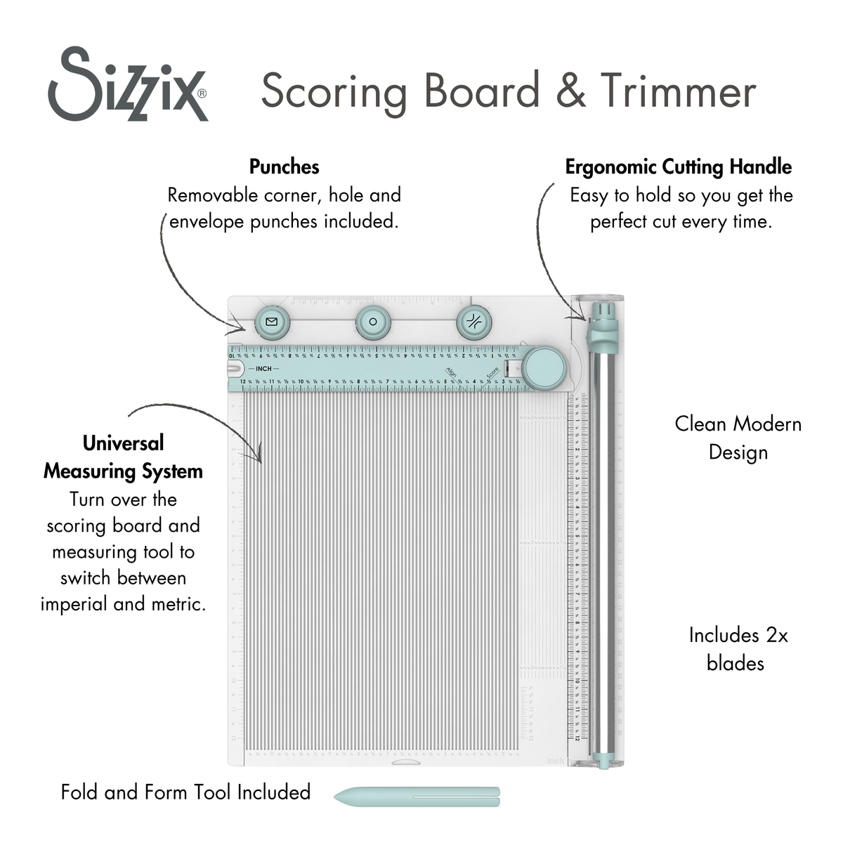 Sizzix Making Tool Scoring Board & Trimmer – Sizzix.com