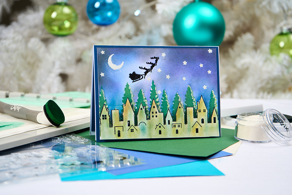 Sizzix A5 Stencil 1PK - Cosmopolitan, The View #2 by Stacey Park ...