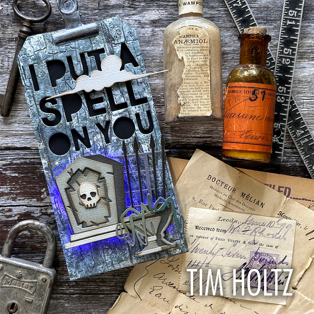 Thinlits Die Set 22PK - Graveyard, Colorize by Tim Holtz – Sizzix.com