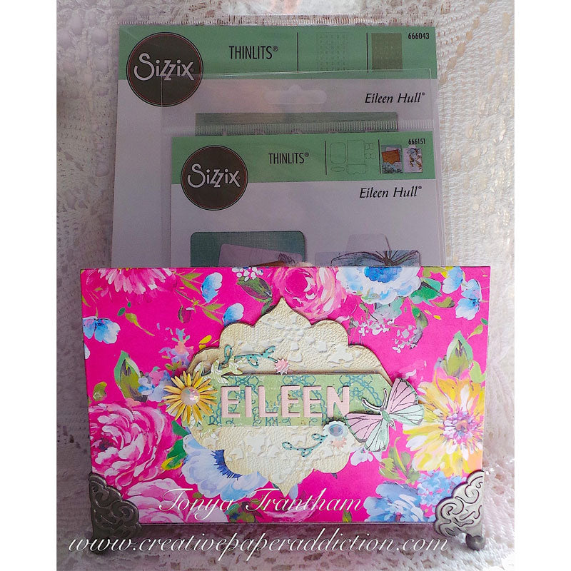 Sizzix Thinlits Die Set 5PK - Library Pocket ATC Card & Tabs by Eileen – Sizzix.com